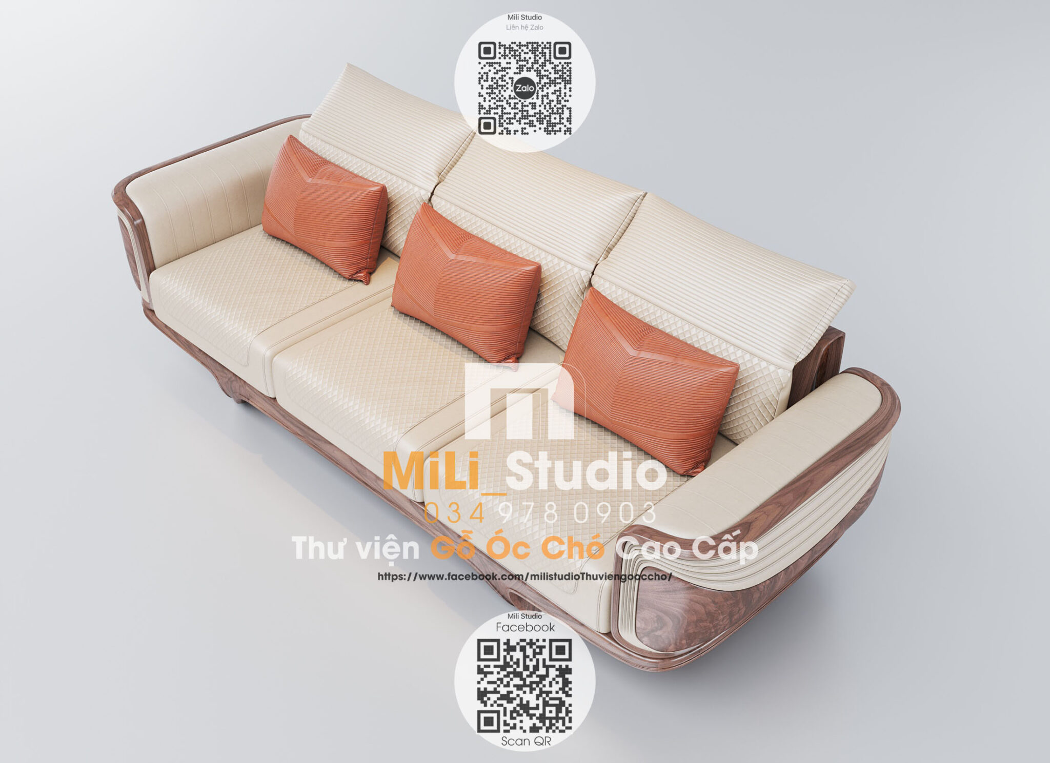 SOFA DON NEWMILI SFD006 – Thư Viện Gỗ Óc Chó