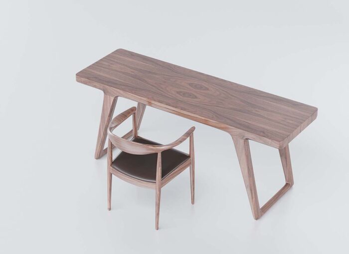 BAN PHAN (6)_SKP_3DMAX_Thu_Vien_MiliStudio – Thư Viện Gỗ Óc Chó